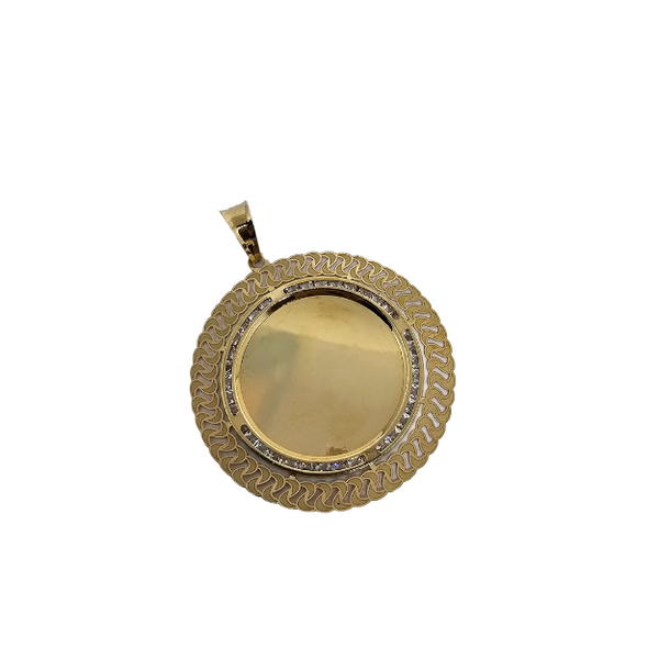 10K Pendentif Homme en or jaune Medaillon ASK-1100-OR QUEBEC