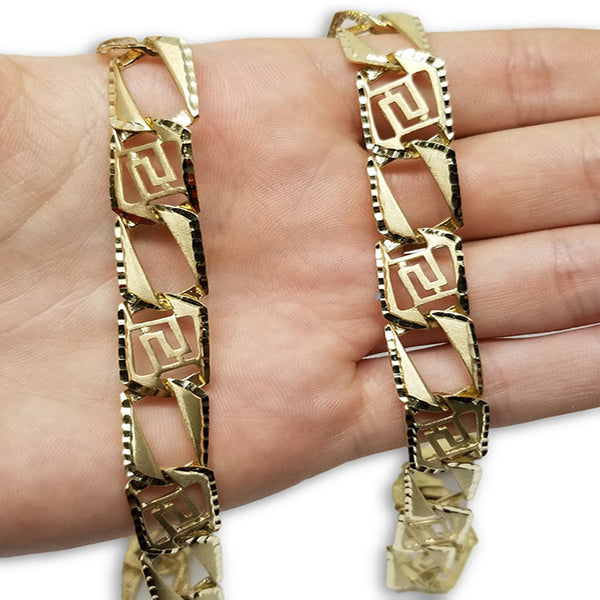 10k Chaine Versace Or Jaune Diamond Cut Homme MGC-053-OR QUEBEC